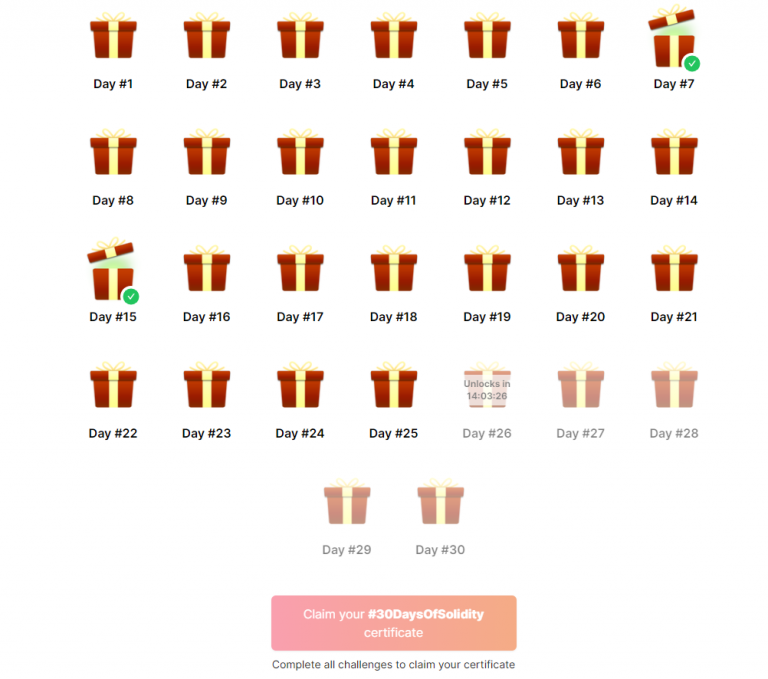 Solidity Practice Questions