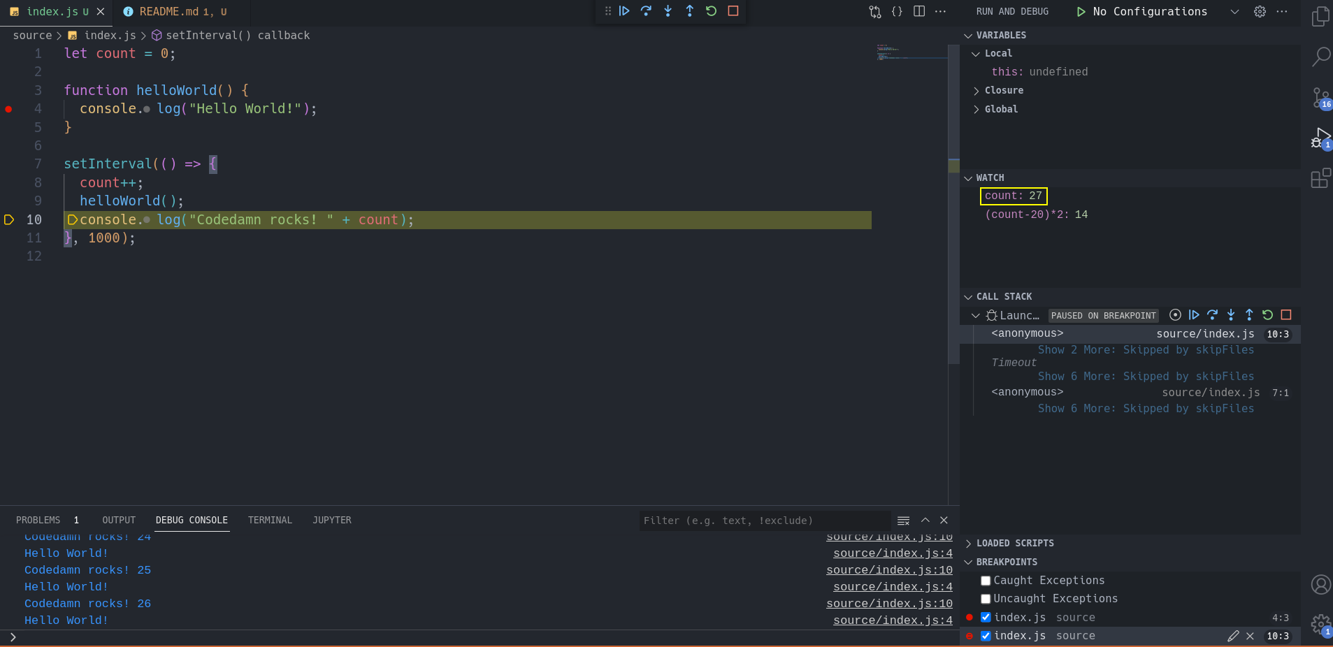 How to debug Node.js in Visual Studio Code? Node.js debugging VS Code