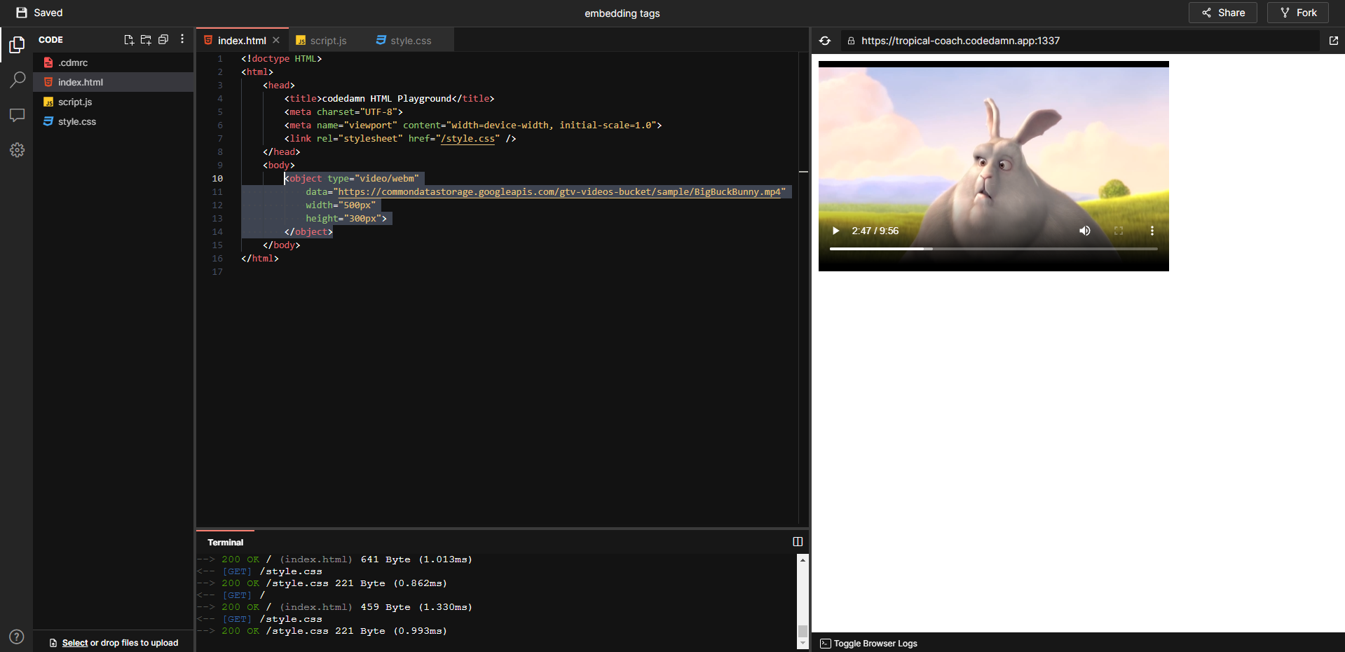 What is the difference between embed, object, and iframe tags?