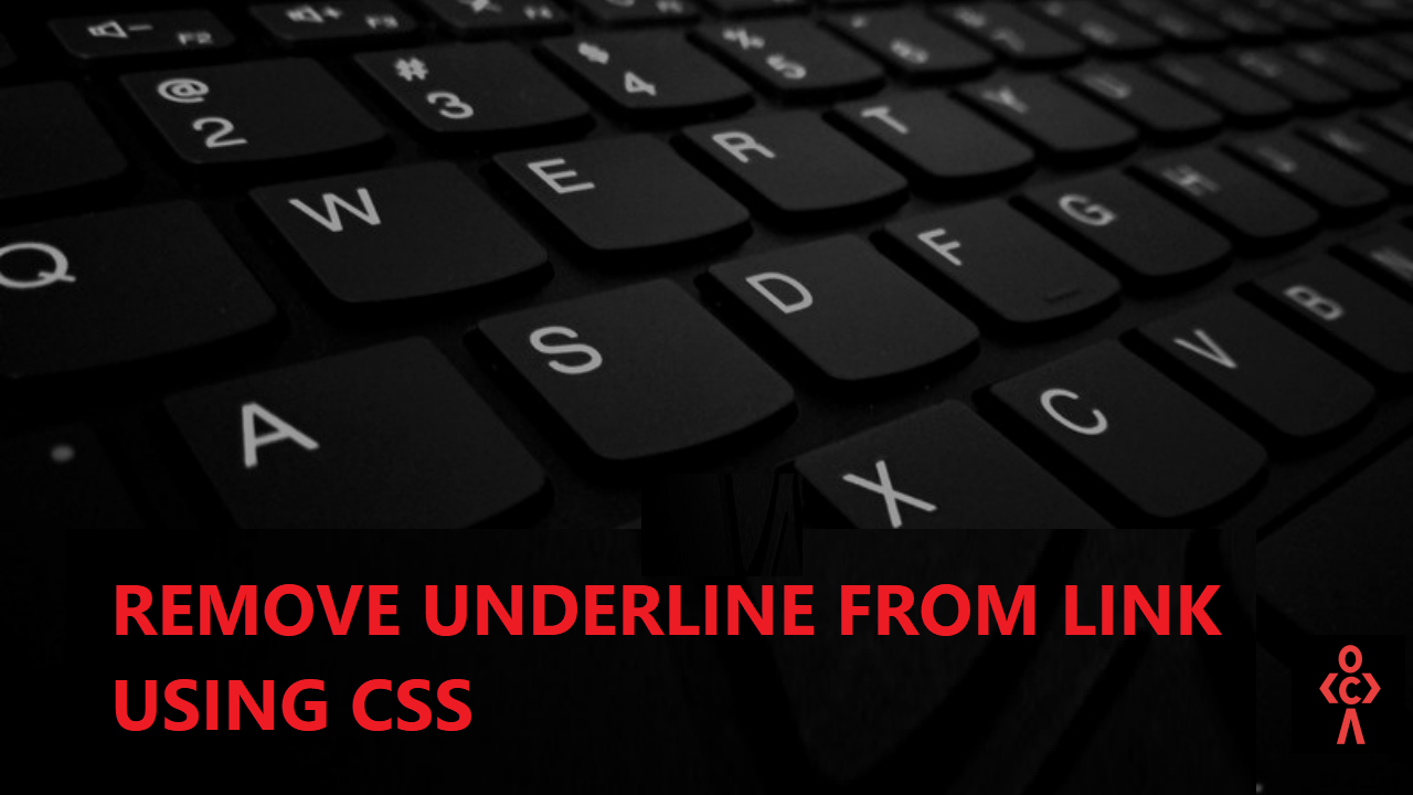 Remove Underline From Link Css