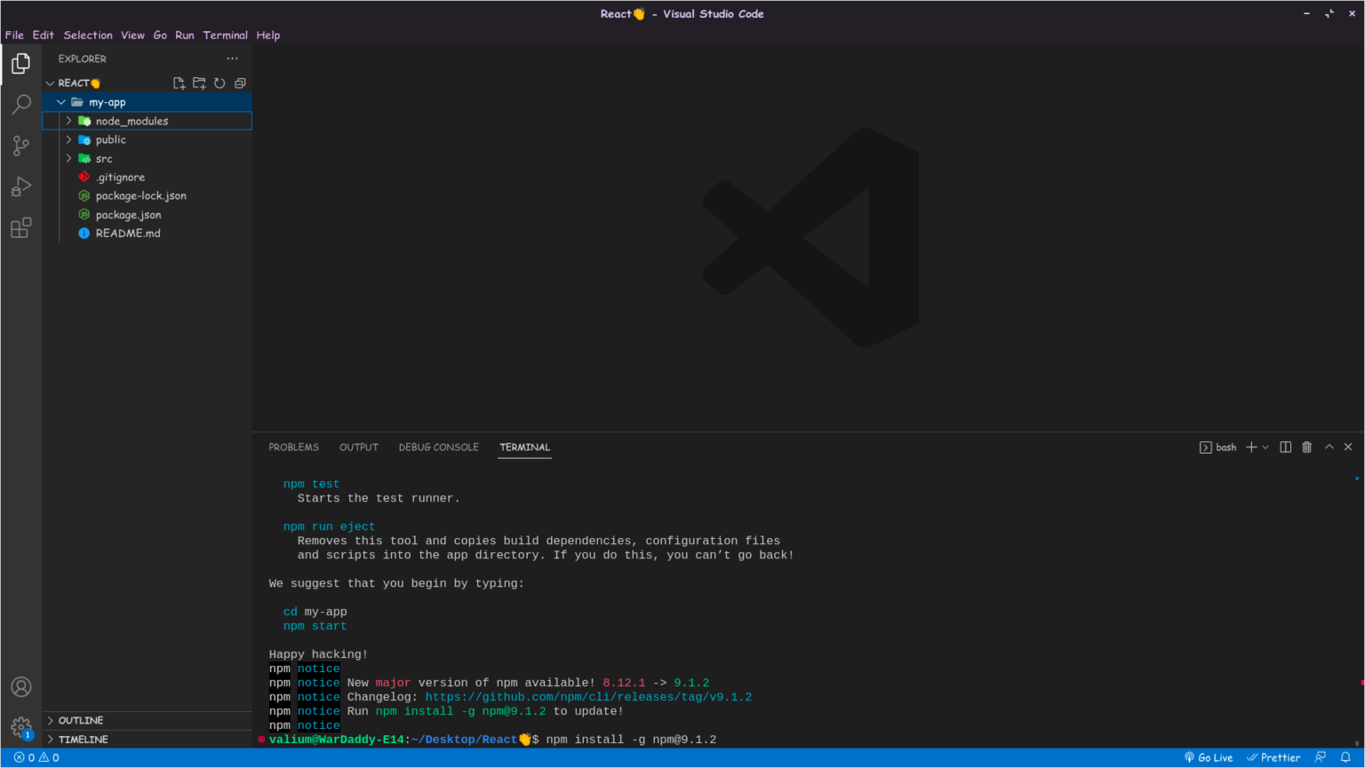Create a Hello World App in React 18 (Complete Guide)
