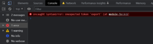 How to fix SyntaxError: Unexpected token ‘export’ in JavaScript?
