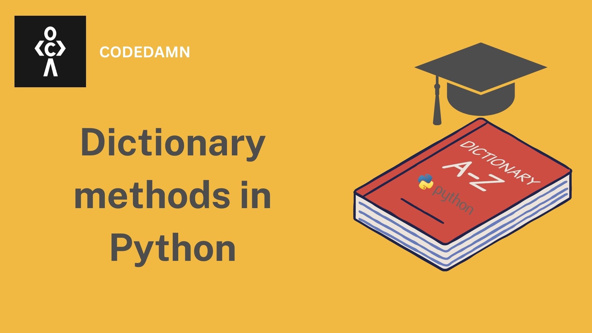 Dictionary Methods In Python